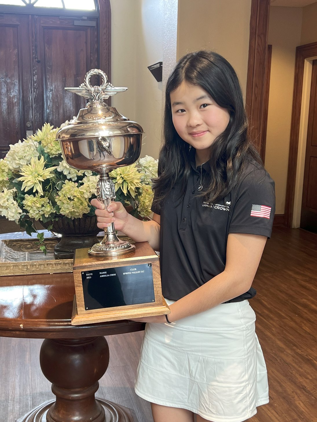 Amelia Choi, Youth on Course Member, Recognized as Most Improved Junior ...