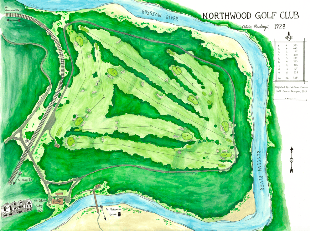 Youth on Course Member Restores Bunker at Northwood Golf Course